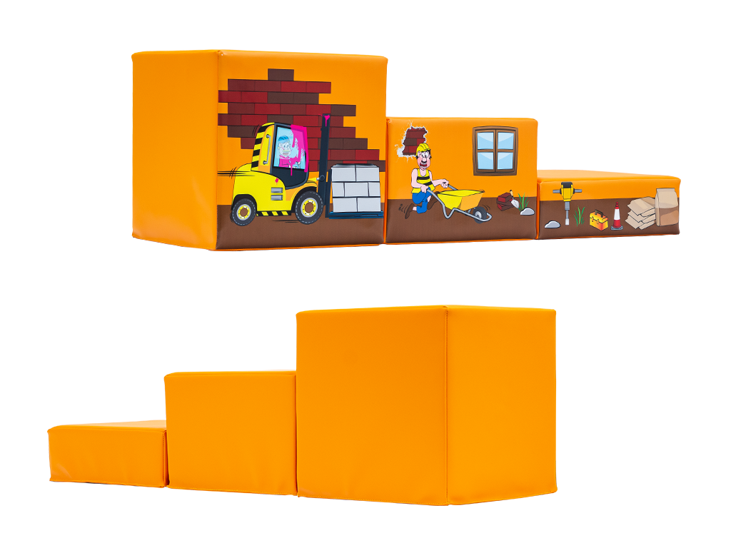 18pcs Construction Soft Play Set - Airquee Inflatables