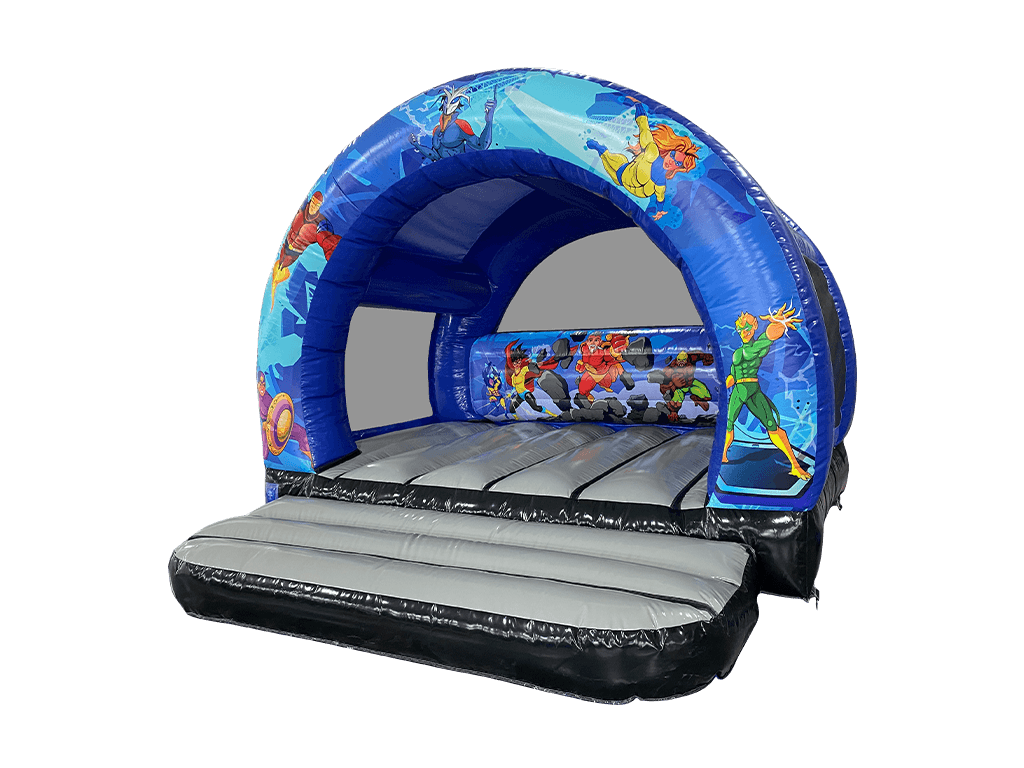 12x12ft Superhero Curved Bouncer - Airquee Inflatables